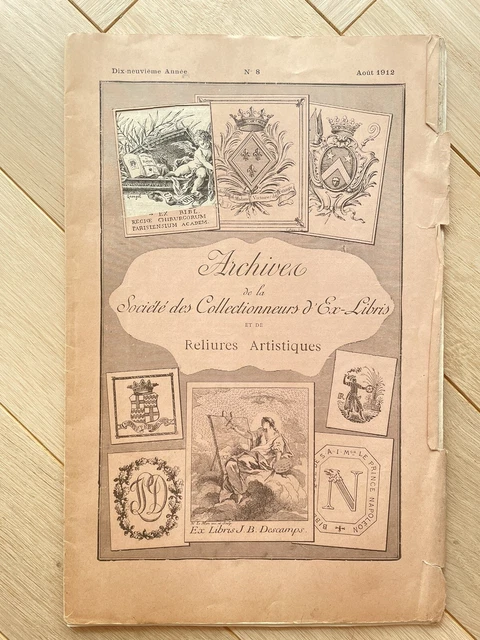 ANCIENNE REVUE ARCHIVES de la Société des collectionneurs d'Ex-Libris n ...