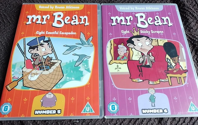 MR BEAN - The Animated Adventures Number 5 & 6 DVD Rowan Atkinson Kids ...