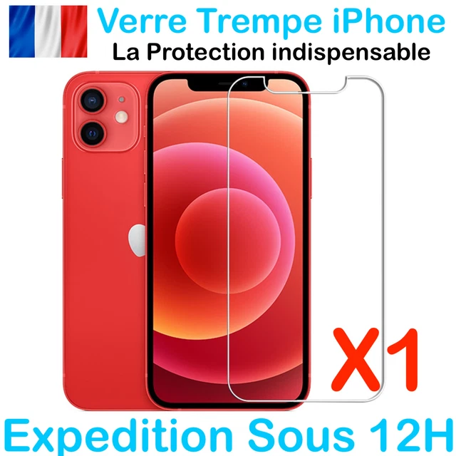 VERRE TREMPÉ VITRE Protection Film Écran iPhone X XR 11 12 13 14 15 Pro Max Mini EUR 1,00 ...