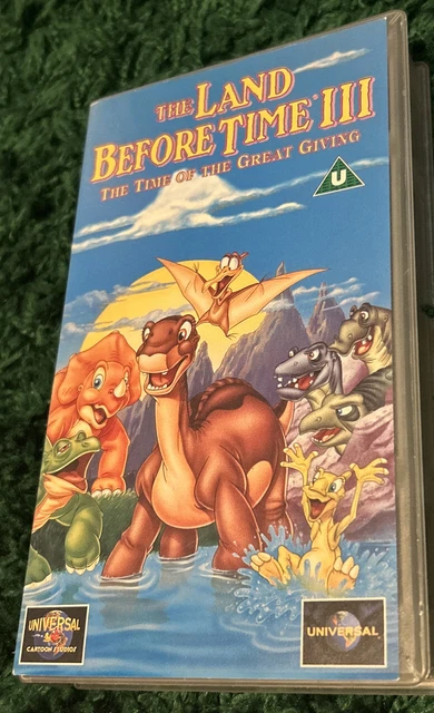 THE LAND BEFORE Time 3 - The Time Of Great Giving - VHS Video Tape Rare ...