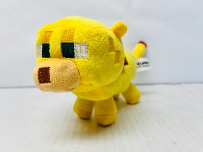 MINECRAFT OCELOT PLUSH Stuffed Animal Mojang Cheetah Leopard Toy 10 ...