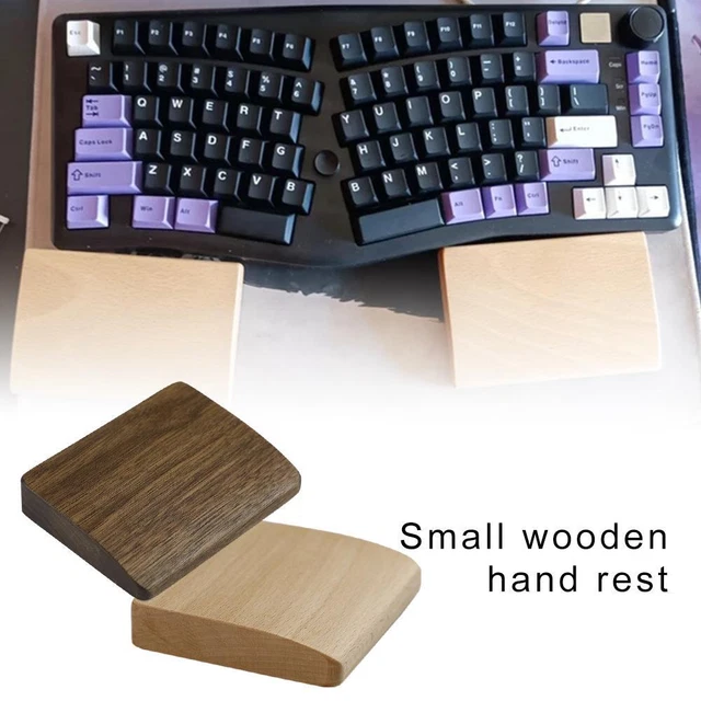 WOODEN WRIST PAD Keyboard Wrist Rest Gaming Keypad Desk Wrist Guard Lot ...