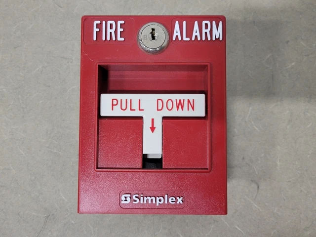 SIMPLEX ADDRESSABLE MANUAL Pull Station 4099-9001, Single Action $43.80 ...