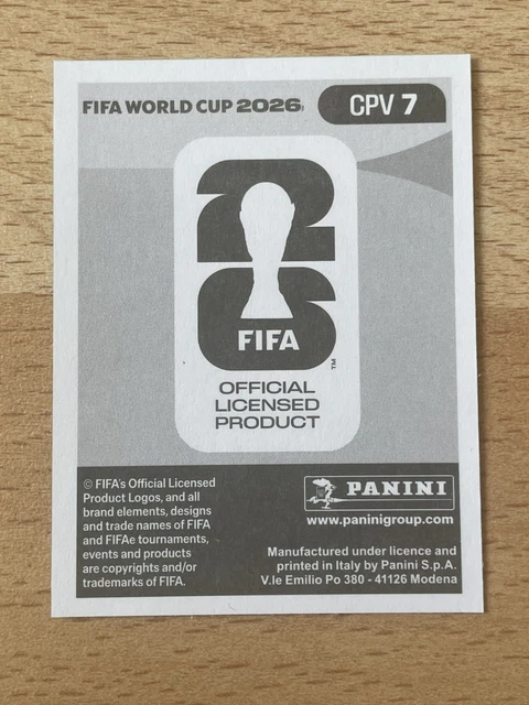 PANINI WORLD CUP 2026 Wagner Pina Cape Verde Sticker Number 7 £1.16 ...