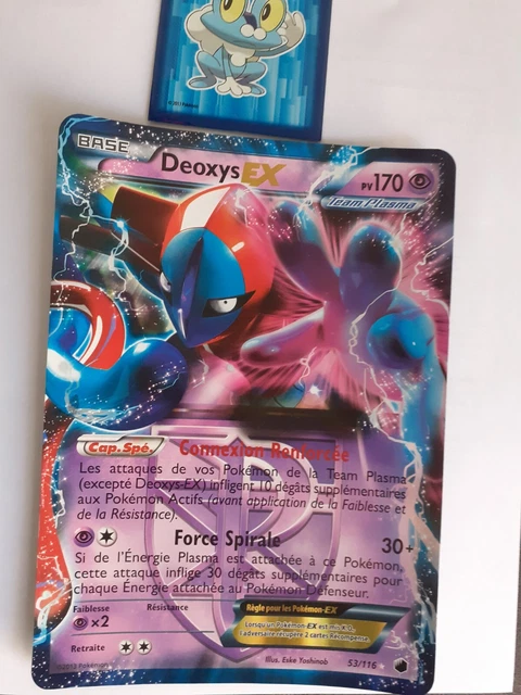 CARTE POKEMON JUMBO (grande carte ) DEOXYS EX 170 pv neuve EUR 5,00 ...