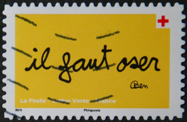 FRANCE 2021 - CROIX ROUGE - N° AA 1985 Oblitéré - ni clair ni aminci ...