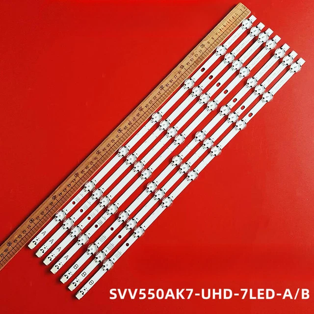 LED BARS FÜR Telefunken D55U297N4CW TE55292G37Z2P TE55292S26Y2P ...