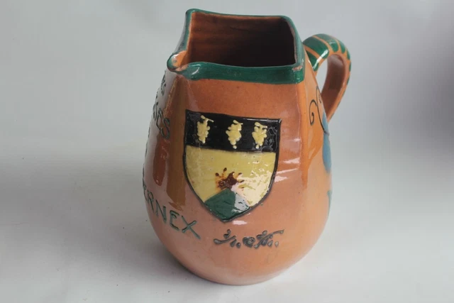 PICHET TERRE VERNISSÉE Fête des jeunesses Bernex 1930 Suisse Bonifas ...