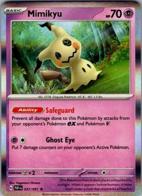 POKÉMON TCG POKÉMON Mimikyu Mimikyu Rare Holo £1.78 - PicClick UK