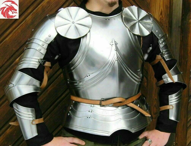 MEDIEVAL KNIGHT HALF Armour Suit Warrior Armor Larp Reenactment Cosplay ...