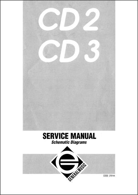 GEM CD2 CD3 Service Manual Schematic Diagram Schaltplan Schema - PDF ...