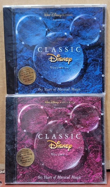 VARIOUS ARTISTS : Classic Disney, Vol. 1 & 2: 60 Years of Musical Magic ...