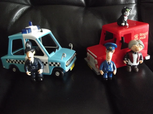 POSTMAN PAT FRICTION Van, Also Postman Pat Push Along Van With Figures ...