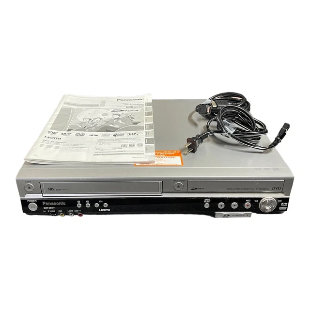 PANASONIC DVD VHS Combo Player Recorder VHS to DVD Converter DMR-ES46V ...