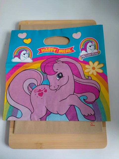 MY LITTLE PONY Mcdonalds Happy Meal Paper Bag Collectable - Hasbro £3. ...