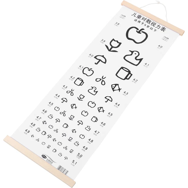 Wall Standard Visual Chart Visual Testing Chart Eye Charts For Eye