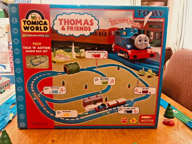 TOMY, TALK N Action, Magic Railroad Set. Tomica World 7409, Vintage ...