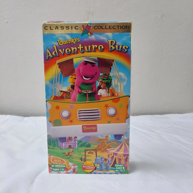 BARNEY - BARNEYS Adventure Bus (VHS, 1997) EUR 7,82 - PicClick FR