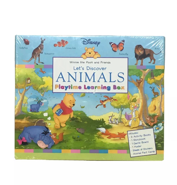 DISNEY WINNIE THE Pooh Lets Discover Animals Playtime Learning Set ...