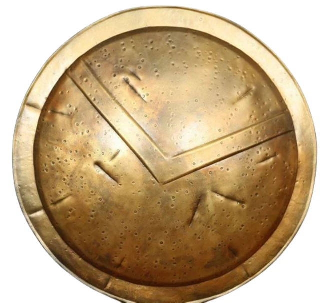 18& MEDIEVAL SHIELD Round Steel Iron Shield LARP Knights Warrior Shield ...