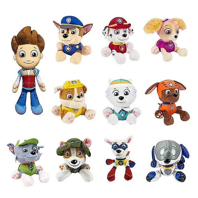 PAW PATROL CHASE Plush Doll 19cm - Soft Stuffed Toy Dog Figure Gift for ...