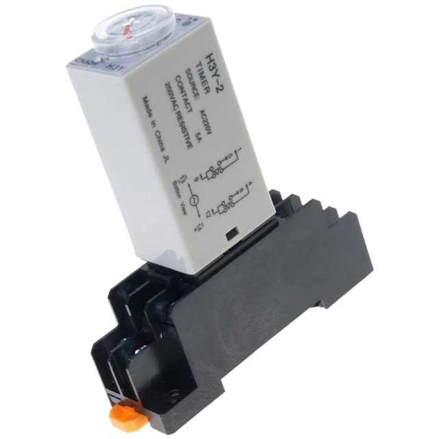 POWER ON TIME Relays Delay Timers With Base Socket Timers Timing Time ...