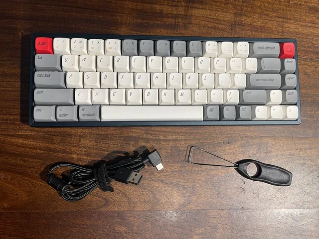 KEYCHRON K4 WIRELESS Mechanical Keyboard V2 RGB Aluminum Brown Switch ...