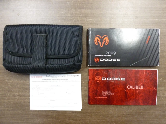09 DODGE CALIBER Vehicle Owners Manual Handbook Guide Set $18.99 - PicClick