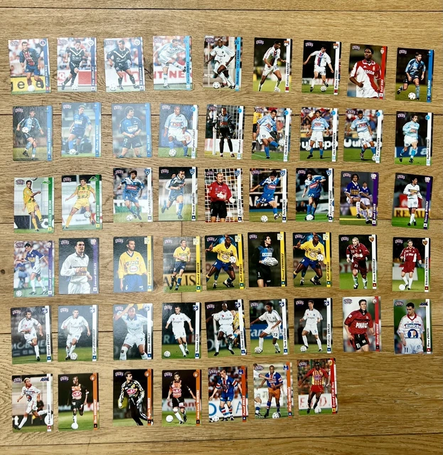LOT DE 52 Cartes (Football) DS Cards France Foot 1998/1999 - Excellent ...
