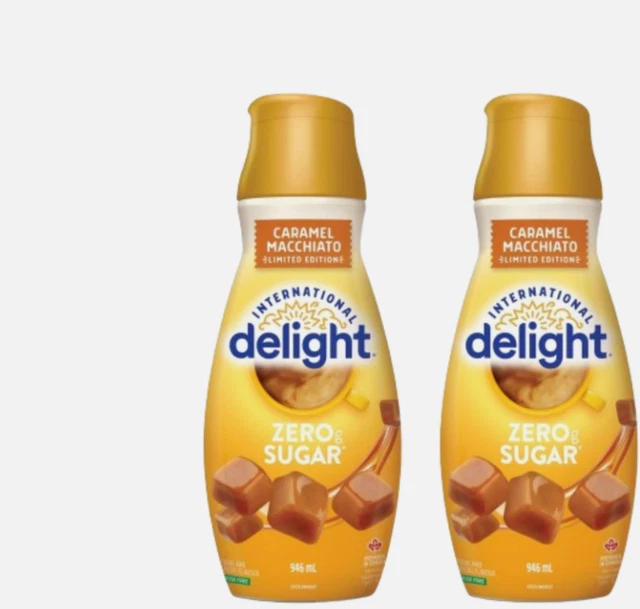 INTERNATIONAL DELIGHT ZERO Sugar Caramel Macchiato Liquid Coffee ...