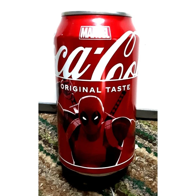 2024 COCA COLA Deadpool Marvel Soda Can Empty Coke £3.77 - PicClick UK