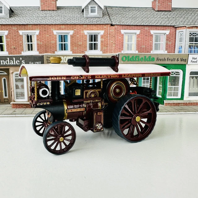 OXFORD DIECAST 1:76 OO Fairground Traction Engine Model - John Coles ...
