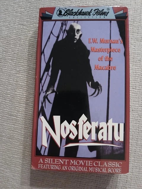 NOSFERATU VHS BLACKHAWK Films Collection 1922 Silent Film Murnau ...