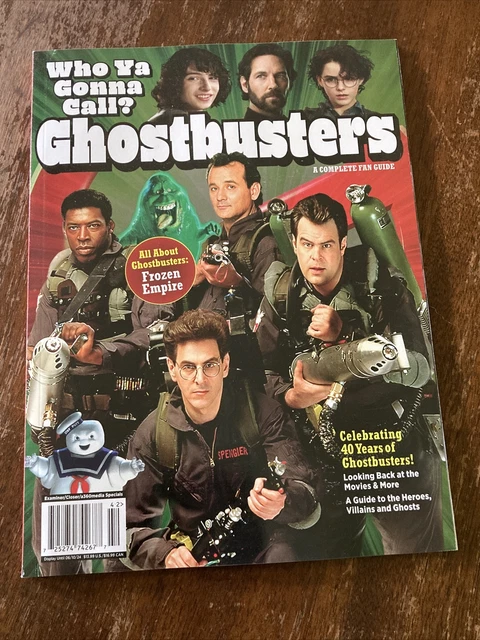 GHOSTBUSTERS A COMPLETE Fan Guide magazine 2024 Frozen Empire Free ...