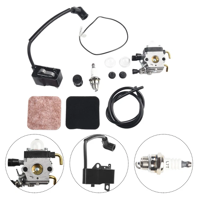 KIT CARBURATEUR BOBINE d'allumage pour tondeuses et bords STIHL Hs80 Ht75 Hs75 H EUR 44,82 ...