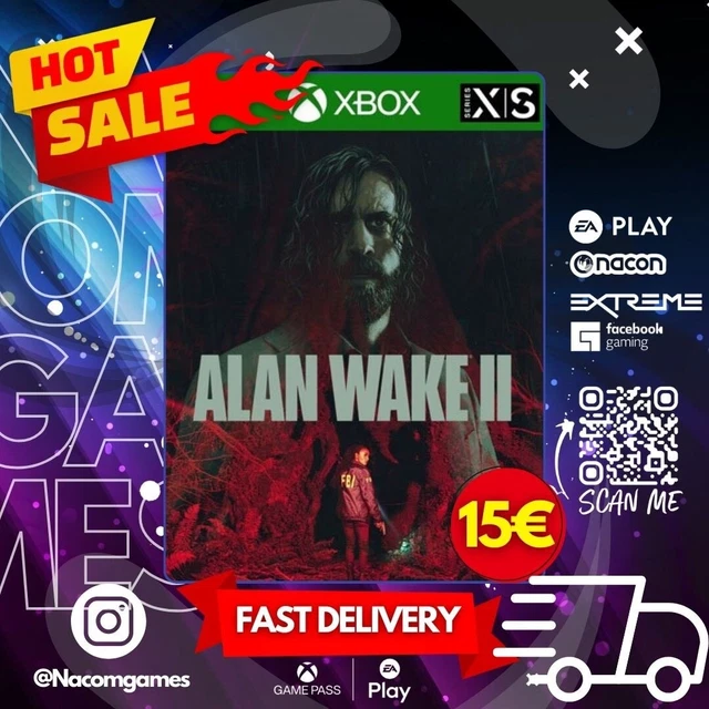 ALAN WAKE 2 Xbox Series X|S Digital Format No Key 🔑 No Disc 💽 EUR 16,50 - PicClick IT