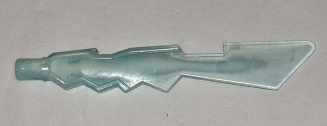 LEGO MINIFIG WEAPON Sword Serrated W Jagged Edges Marbled Trans LIGHT ...