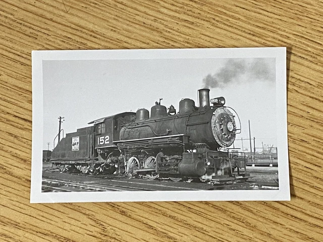 WESTERN PACIFIC RAILROAD Steam Engine Locomotive No. 152 Vintage Photo ...