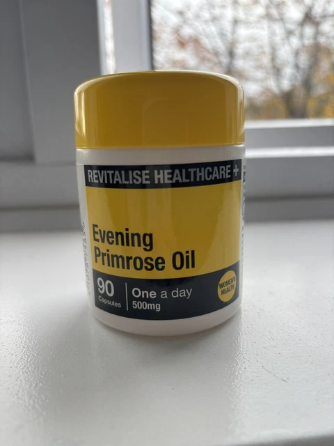 REVITALISE HEALTHCARE+ EVENING Primrose oil 90 Capsules 3 months supply ...