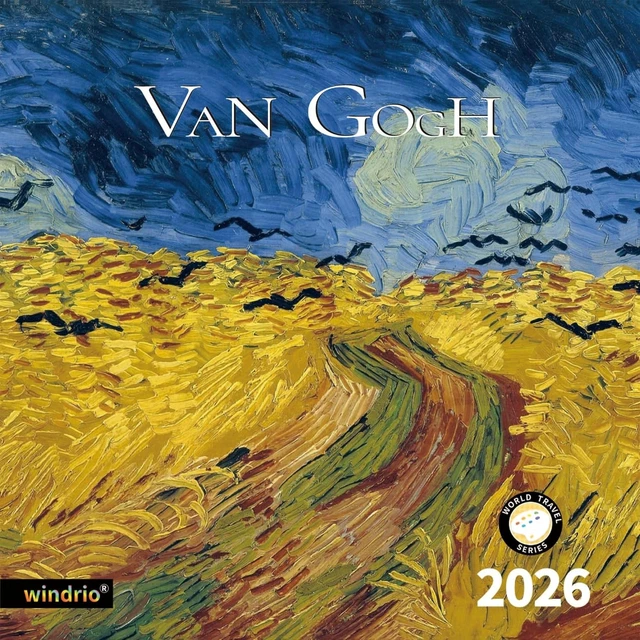 2026 WALL CALENDAR, Nov 2025 - Dec 2026, 12"x24", Vincent van Gogh ...