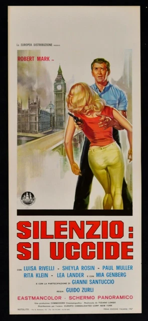 AFFICHE SILENCE SI Tue Luisa Rivelli Zurli Rosin Muller Shey N76 EUR 33 ...