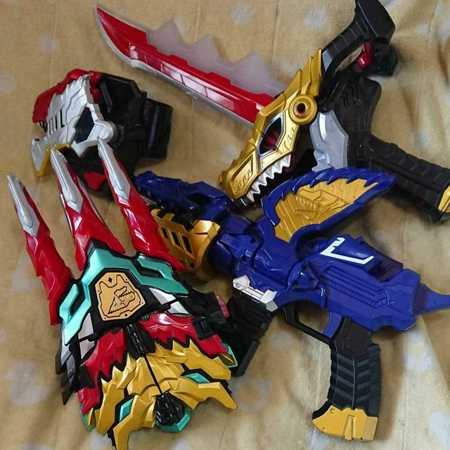 POWER RANGERS DINO Fury Ryusoulger DX Morpher Set Changer Sword Gun ...