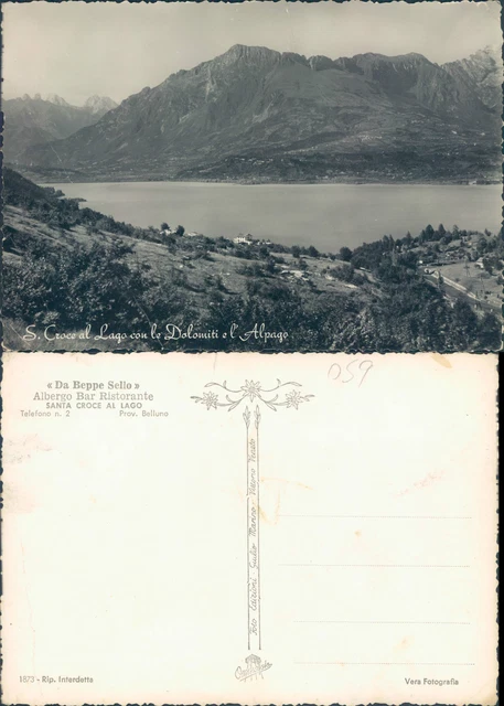 SANTA CROCE AL Lago-F.g.-Veneto(Bl)N.42329 EUR 9,51 - PicClick IT