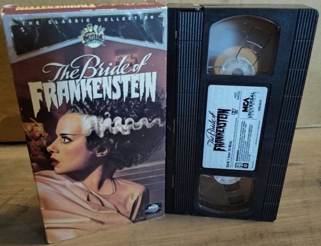 THE BRIDE OF Frankenstein (VHS, 1991) Universal Monsters Collection ...