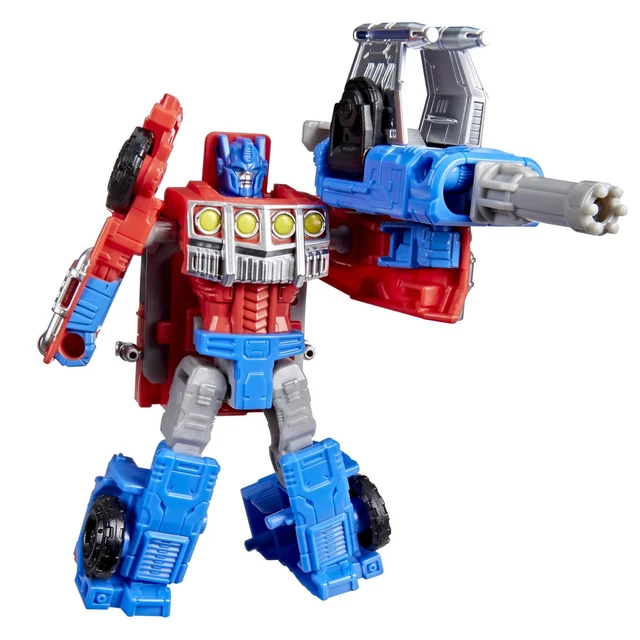 TRANSFORMERS CYBERWORLD OPTIMUS Prime Armored Cyber Changers 4 ...