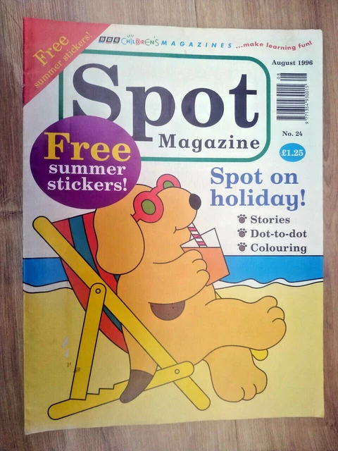 RARE VINTAGE BBC Childrens SPOT Magazine Comic #24 Aug 1996 VGC Spot ... RARE VINTAGE BBC Childrens SPOT Magazine Comic #24 Aug 1996 VGC Spot ...