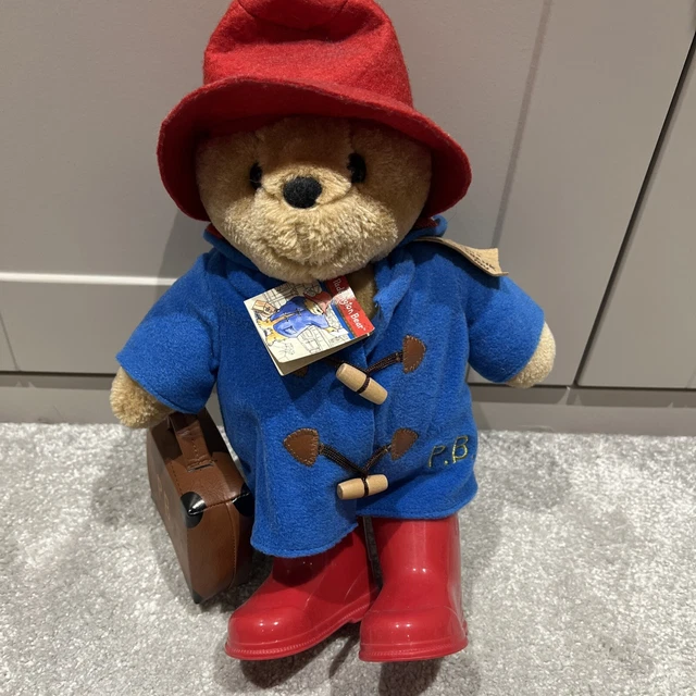 LARGE CLASSIC PADDINGTON Bear with Boots and Suitcase Soft Toy Official New £22.00 - PicClick UK