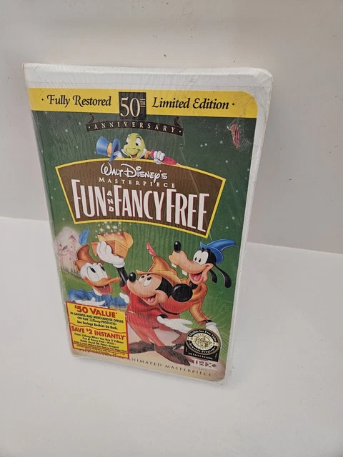 FUN AND FANCY Free: 50th Anniversary Walt Disney's Masterpiece (VHS ...