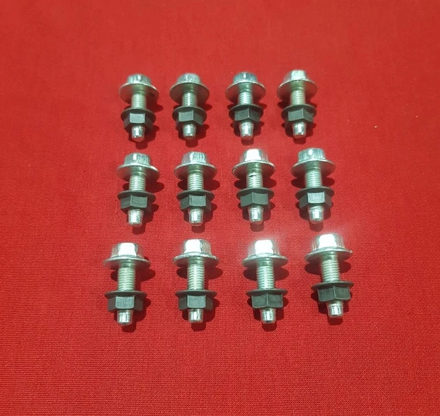 GENUINE FORD FALCON Xr Xt Early Xw Gt Gs Coil Spring Cover Bolts & New ...