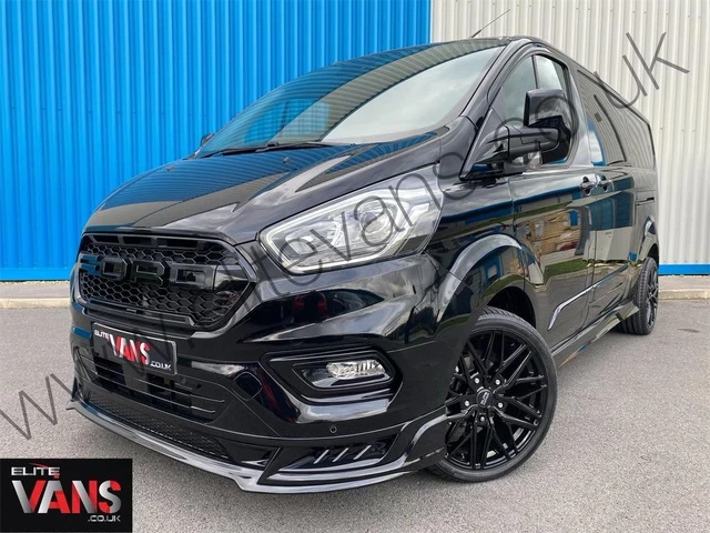 2022 22 FORD Transit Custom Van 2.0TDCi 300 L2 Limited In Black (ON ...